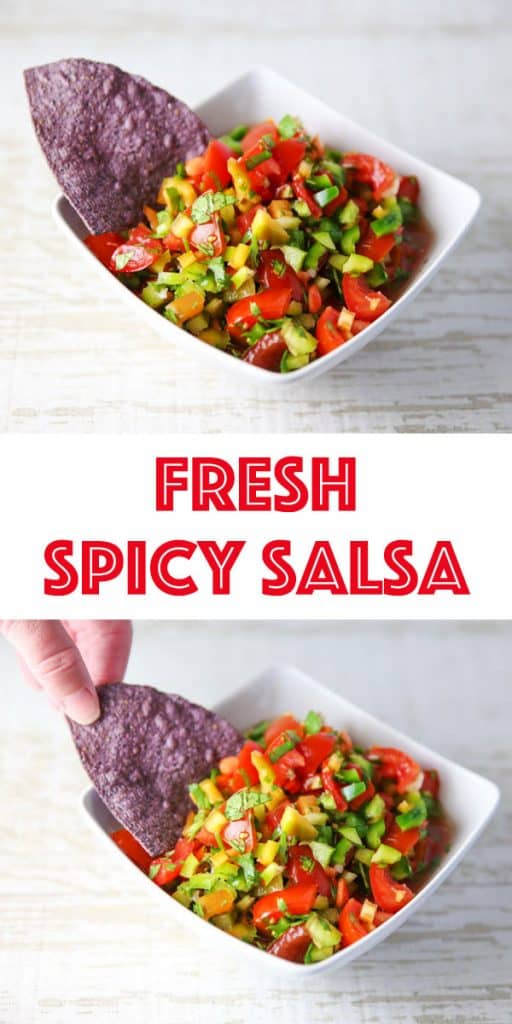 Fresh Spicy Salsa - Tastefulventure