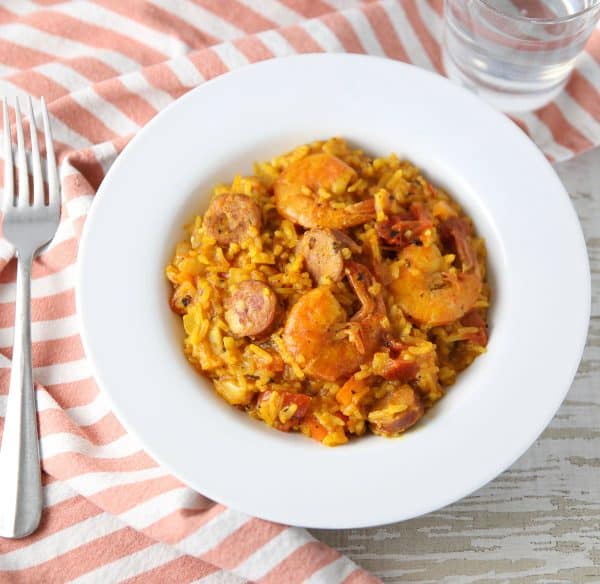 Instant Pot Shrimp Paella - Tastefulventure