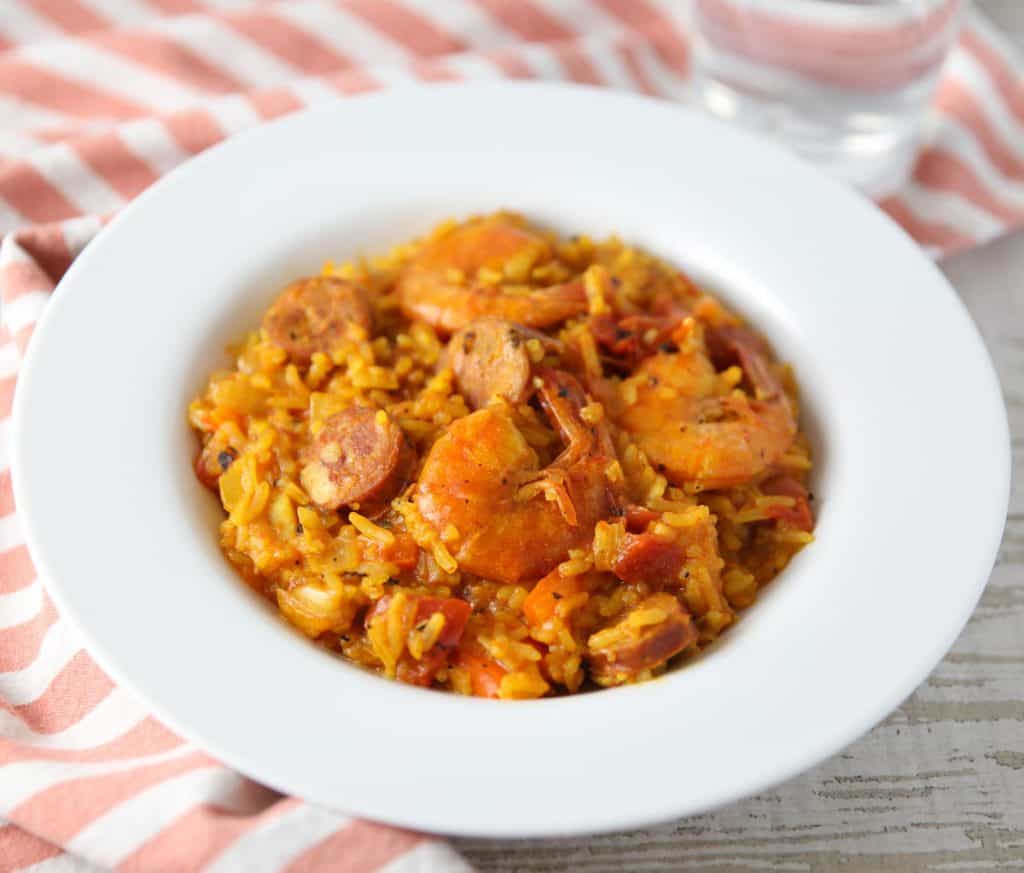 Instant Pot Shrimp Paella - Tastefulventure