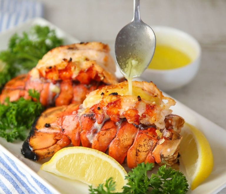 The Best Broiled Lobster Tail - Tastefulventure