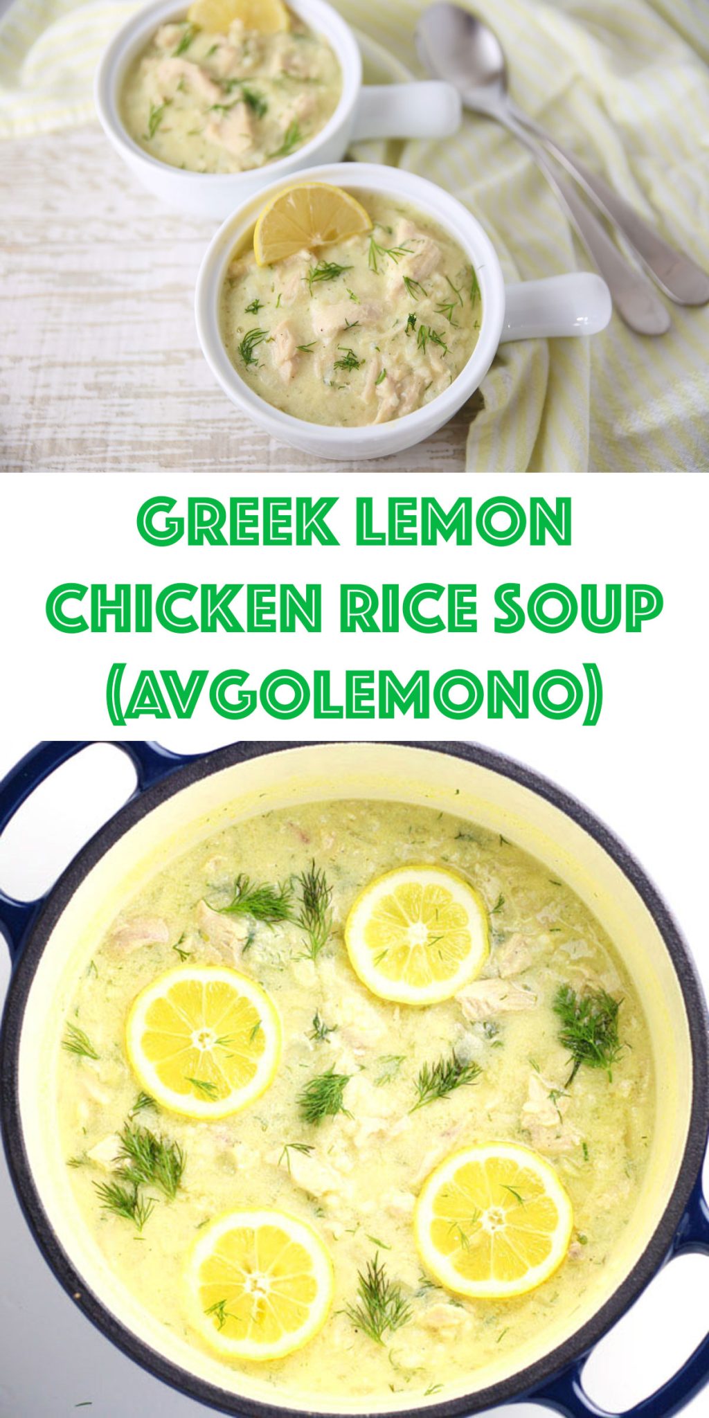 Chicken Lemon Rice Soup Recipe