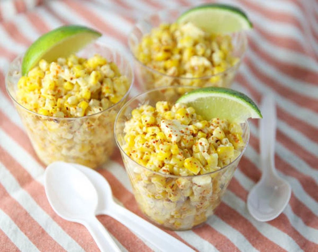Mexican Street Corn in a Cup (Esquites) - Tastefulventure